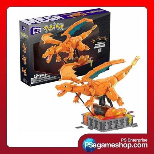 Promo MEGA BLOKS Pokemon Kinetic Motion Charizard Block Brick Stacking ...
