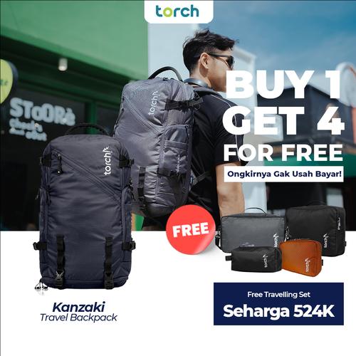 Promo Torch Bundling Special Travel Backpack + 4 Packing System ...