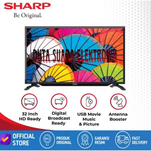 Promo LED TV SHARP AQUOS 32 Inch DIGITAL 2T-C32DD1i HD Garansi Resmi 5 ...