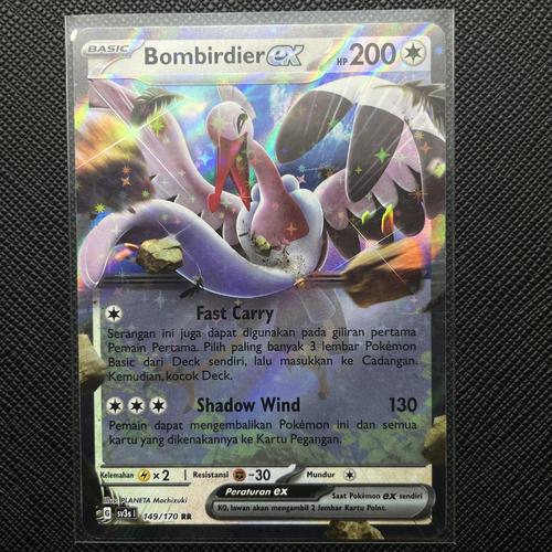 Jual Bombirdier ex sv3s kilau hitam kartu pokemon indonesia tcg card ...
