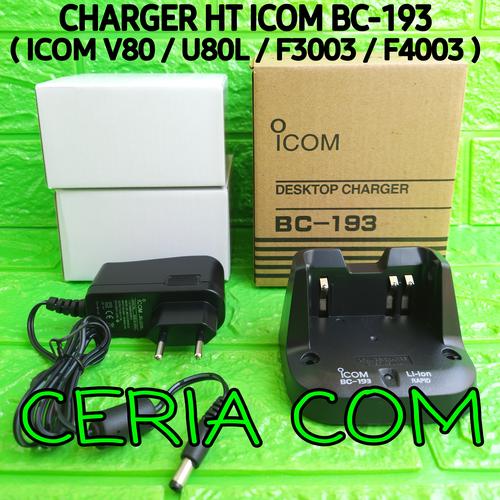 Jual CHARGER HT ICOM IC V80 U80L F3003 CARGER HT ICOM V80 U80L BC193 BC ...