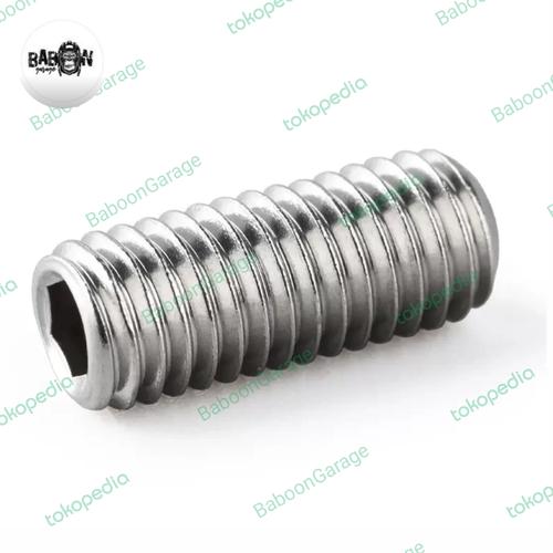 Jual baut l tanam stainless m8x60 / socket set screw m8x60 - Kota Surabaya - BaboonGarage ...