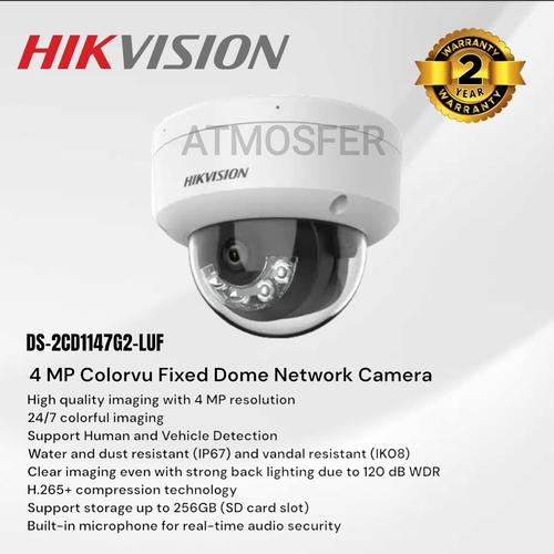 Jual Ip Camera Hikvision 4MP Colorvu Built In Mic DS-2CD1147G2-LUF ...