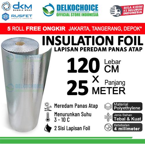 Jual Peredam Panas Atap Rumah Bubble Wrap Foil Insulation Alumunium ...