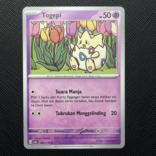 Jual Togepi sv3s kilau hitam kartu pokemon indonesia TCG card - Kota Tangerang - Tokutoys ...