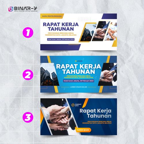 Jual Spanduk Banner Rapat Kerja / Meeting - 01, 3 x 2 m - Jakarta ...