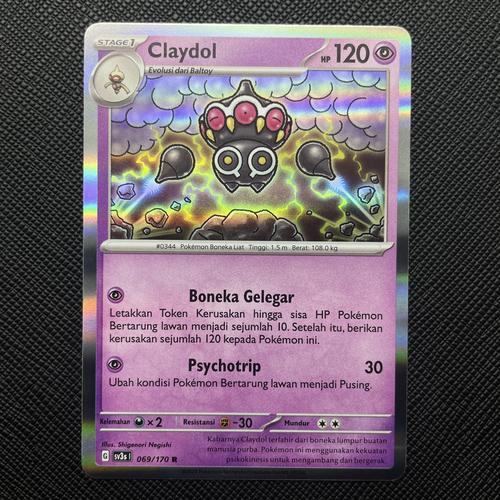 Jual Claydol foil sv3s kilau hitam kartu pokemon indonesia TCG card - Kota Tangerang - Tokutoys ...
