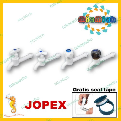 Jual KRAN TEMBOK LEHER PANJANG JOPEX LBC PLASTIK PVC AWET 1/2" - Baling ...