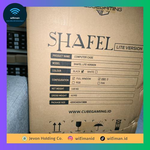 Jual Cube Gaming Shafel Lite mATX Tempered Glass - PC Case Casing ...