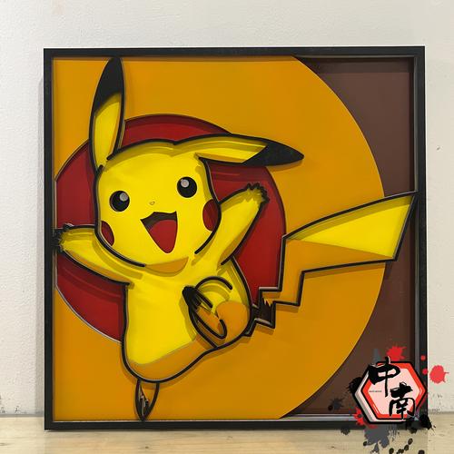 Jual Poster 3D Multilayer Pokemon Pikachu v2 - Jakarta Barat - Nakami ...