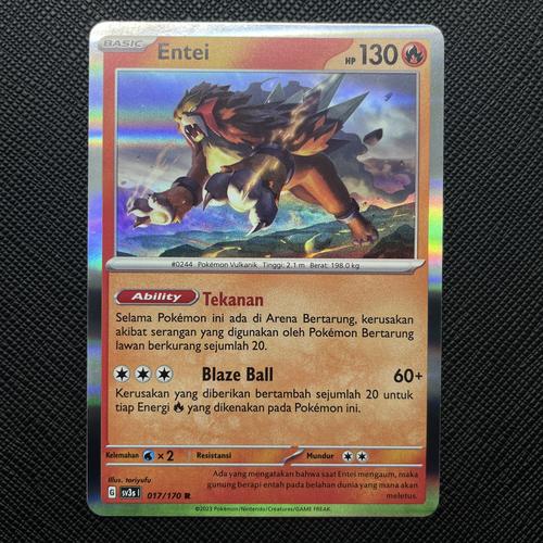 Jual Entei sv3s kilau hitam kartu pokemon indonesia TCG card - Kota Tangerang - Tokutoys | Tokopedia