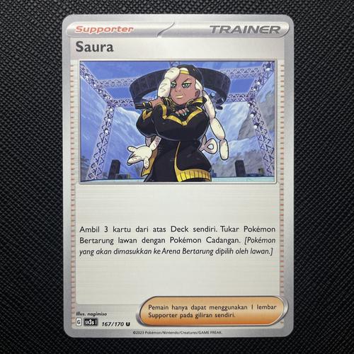 Jual Saura sv3s kilau hitam kartu pokemon indonesia TCG card - Kota Tangerang - Tokutoys | Tokopedia