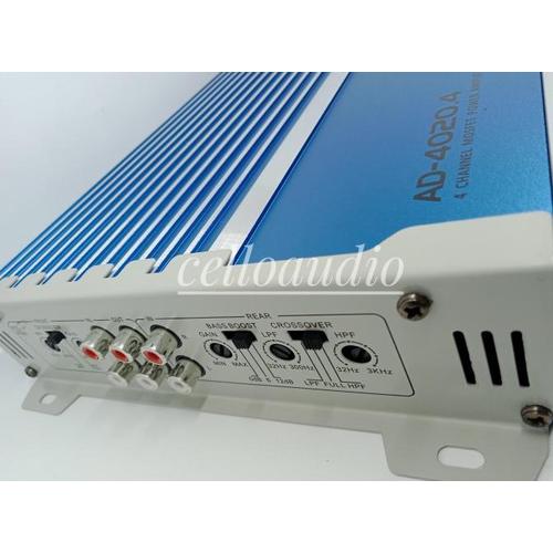 Jual Power Amplifier 4 Channel ADS AD-4020.4 20 Watt AD 4020.4 Mobil ...