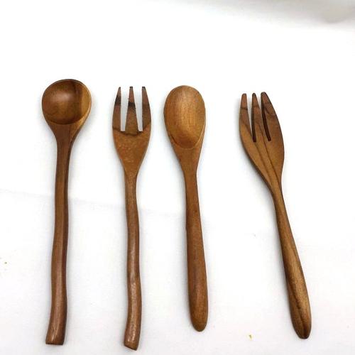 Jual Sendok Garpu Kayu Jati Kecil Oesing Craft - Set Biasa - Jakarta ...