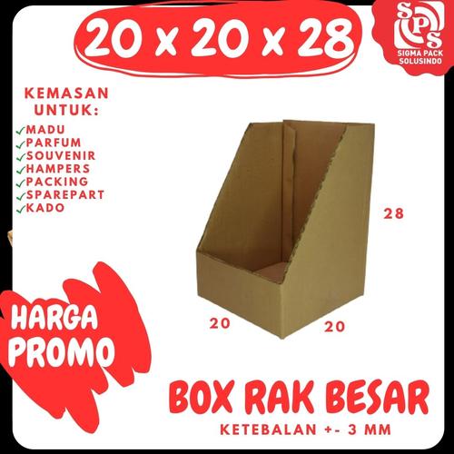 Jual Box rak besar 20x20x28 box File packing kotak kemasan karton File ...