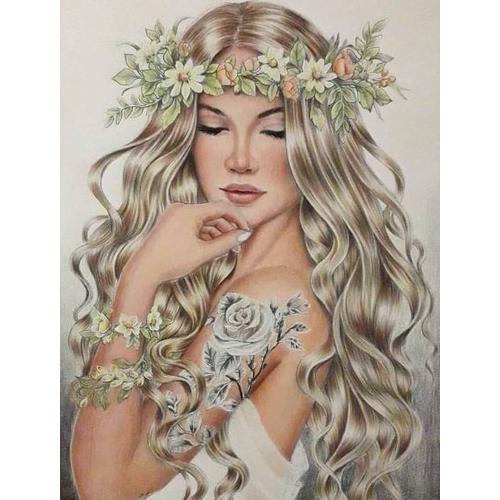 Jual Coloring Page - Woman Series - Mewarnai Seri Wanita 001 - 01 ...