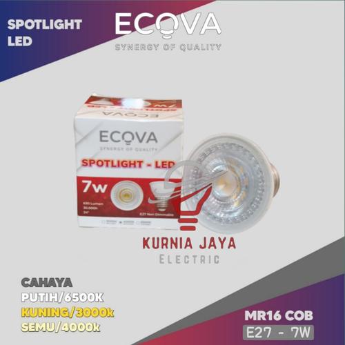 Jual ECOVA Lampu Spotlight E27 PAR Light COB 7W Mangkok Sorot 220V ...