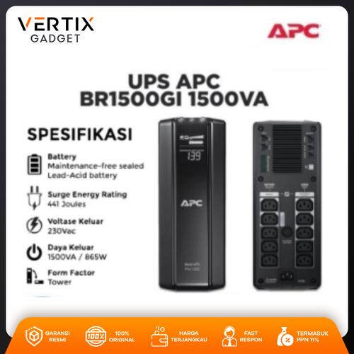 Promo UPS APC Power-Saving Back-UPS Pro 1500, 230V BR1500GI - Garansi ...
