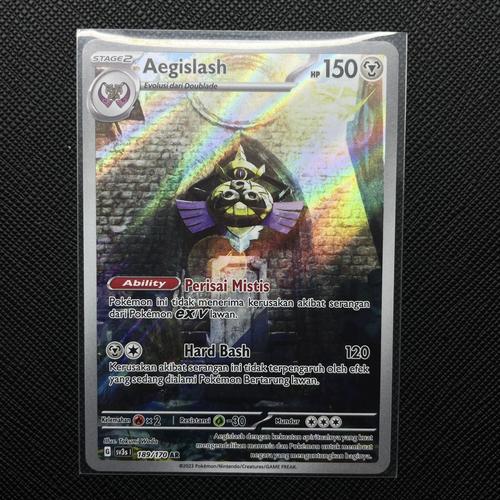 Jual Aegislash sv3s AR art rare kartu pokemon tcg Indonesia - Kota ...
