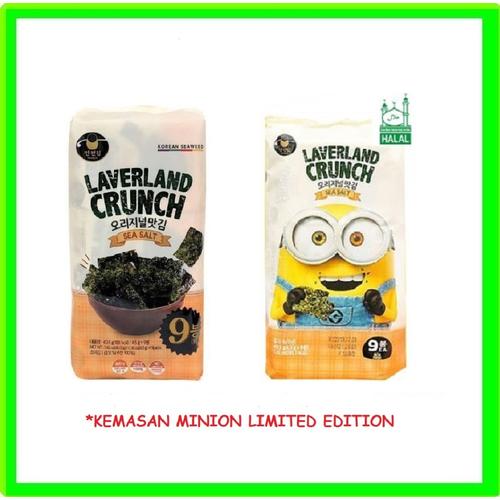 Jual Laverland crunch seaweed korea / snack seaweed by manjun rasa sea ...