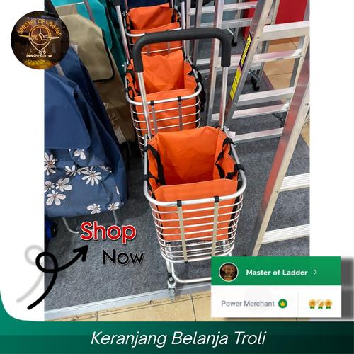 Jual Krisbow Troli Keranjang Belanja Besi Hand Trolley Chart Shopping ...