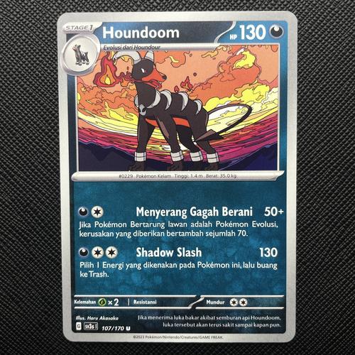 Jual Houndoom sv3s kilau hitam kartu pokemon indonesia TCG card - Kota Tangerang - Tokutoys ...