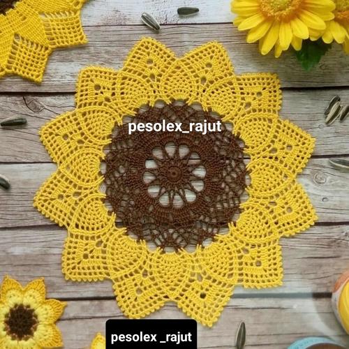 Jual taplak meja bulat rajut handmade - 039 - Cream - Kota Tangerang ...