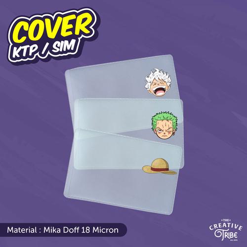 Promo One Piece - Cover KTP / SIM - Sampul Plastik Mika Pelindung Kartu ...