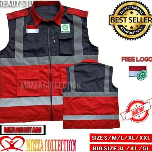 Jual ROMPI SAFETY HITAM MERAH ROMPI PROYEK ROMPI KERJA ROMPI MURAH ...