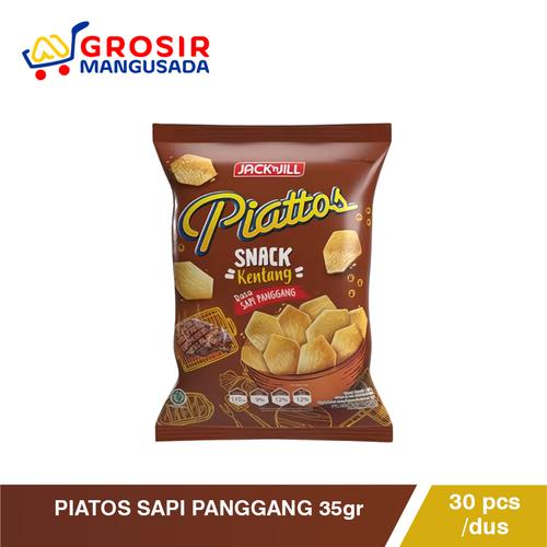 Jual Piatos Snack Kentang Rasa Sapi Panggang 35 gr Harga Grosir - 6 pcs ...