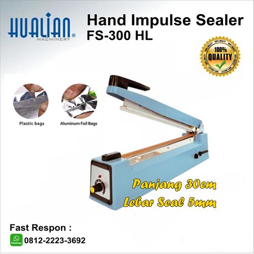Jual Mesin Hand Sealer FS-300 HL - 5mm Mesin Press Plastik Sealer - Kab ...