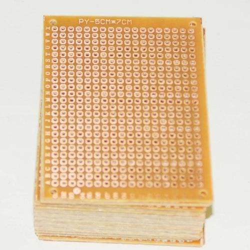 Jual PCB Prototype Protoboard 5x7cm 2.54mm pitch Single Side Veroboard ...