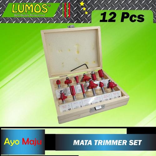 Jual Router Bit Set 12 PCS Mata Profil Mata Trimmer - Jakarta Selatan ...