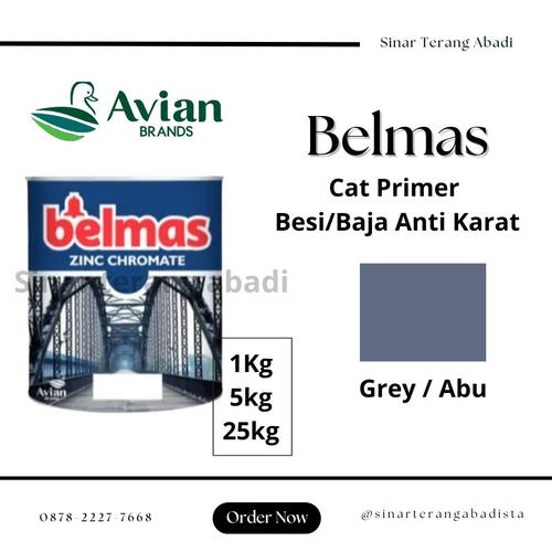 Jual Zinc Chromate Belmas Meni Besi Warna Abu 25 KG - Kota Bandung ...