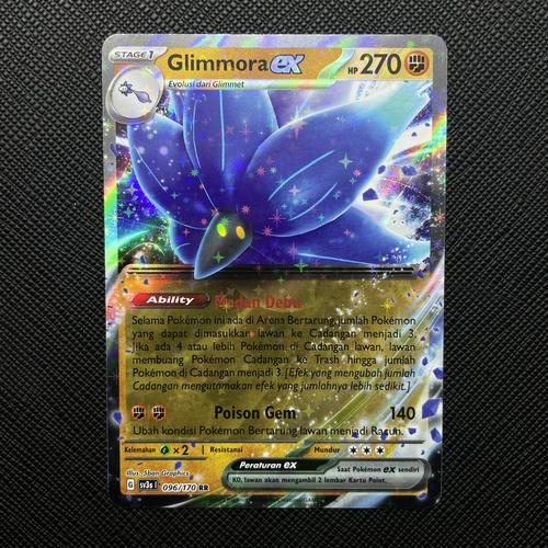 Jual Glimmora ex sv3s kilau hitam kartu pokemon indonesia tcg card ...