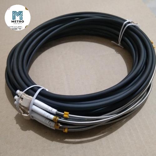 Jual Armored Fiber Optic LC UPC to LC UPC 4 Core OM4 Multimode 250 ...