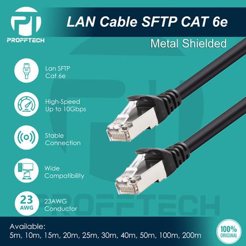 Promo Kabel Lan Cat 6. STP. Outdoor. 50 Meter. Terpasang Rj 45 cat 6 ...