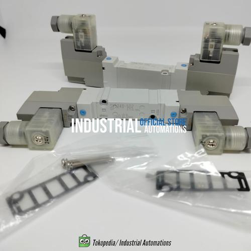 Jual SMC SY5240-5DZ (24V DC) Solenoid Valve Base Mounted Series SY5000 ...