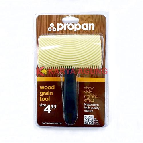 Jual PROPAN Wood Grain Tool 4" / Kuas Cat Motif Serat Urat Kayu 4 inch ...