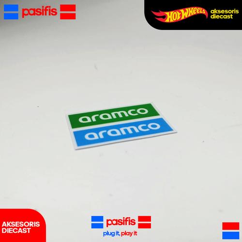Jual Saudi Aramco Dry Decal Papan Sponsor - Diecast Hotwheels Tomica 1/ ...