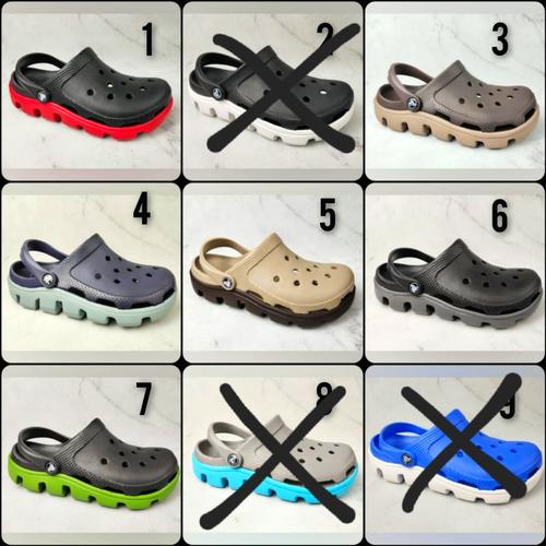 Jual Sandal Crocs Pria / crocs Duet Sport - coklat/khaki, 42 - Jakarta ...