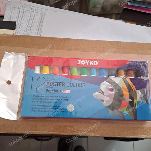 Jual Cat Poster Joyko TiTi 12 warna/Poster Colors 12ml - Kota Tangerang ...