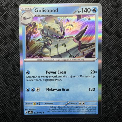 Jual Golisopod foil sv3s kilau hitam kartu pokemon indonesia TCG card ...