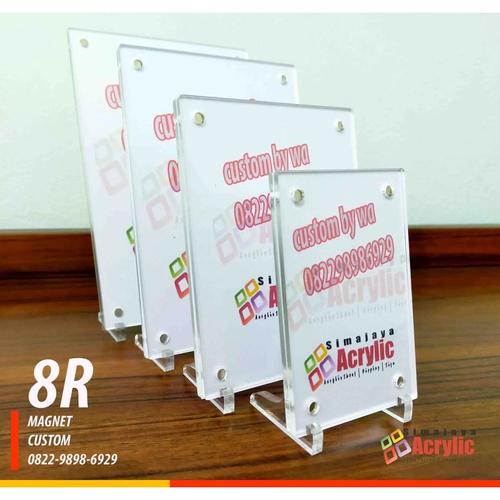 Jual Bingkai magnet Akrilik / Bingkai Akrilik / Frame Pc 8R 3mm - Kota ...