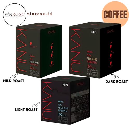 Jual [30 Sachet] Kanu Mini Maxim Mild Roast Americano Coffee Korea ...