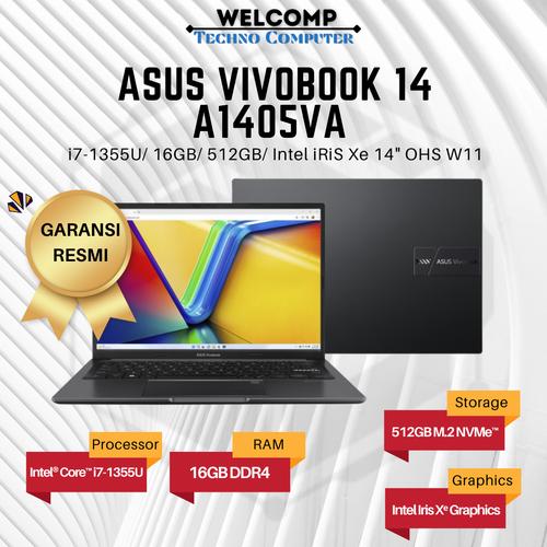 Jual Laptop Asus Vivobook 14 A1405VA i7-1355U Bergaransi Resmi - Kota ...
