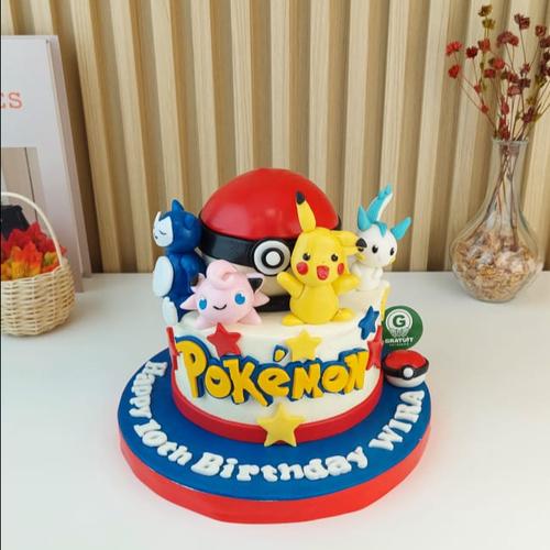 Jual KUE ULANG TAHUN TEMA POKEMON / CAKE CUSTOM UK 20CM - Jakarta Timur ...