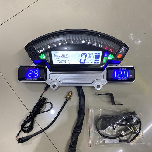 Jual SPEEDOMETER SPEEDO DIGITAL NINJA RR OLD NEW MODEL ZX CNC - Hitam ...