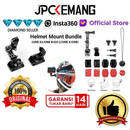 Jual Insta360 Helmet Mount Bundle for Insta 360 Action Camera Cam ...