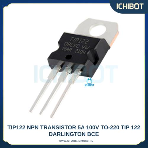 Jual TIP122 NPN Transistor 5A 100V TO-220 TIP 122 DARLINGTON BCE - Kab ...